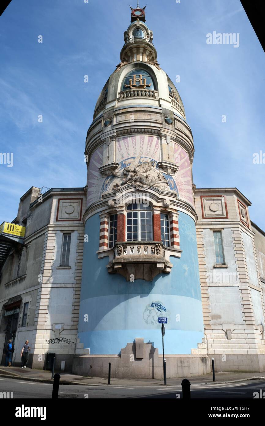 The LU Tower in Nantes, remnants of former biscuit factory, Nantes ...