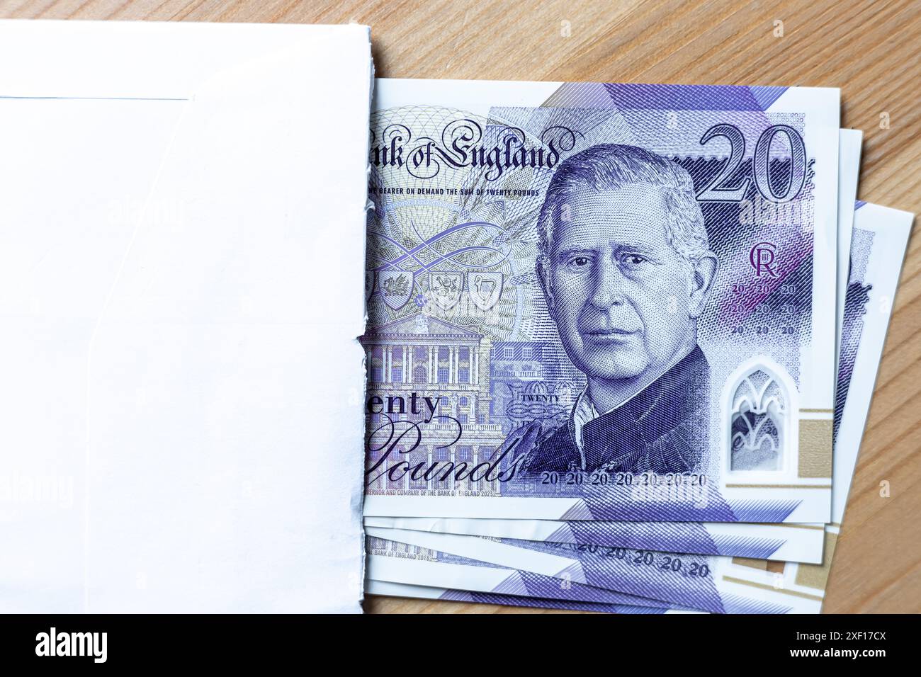 Charles iii twenty pound note hi-res stock photography and images - Alamy