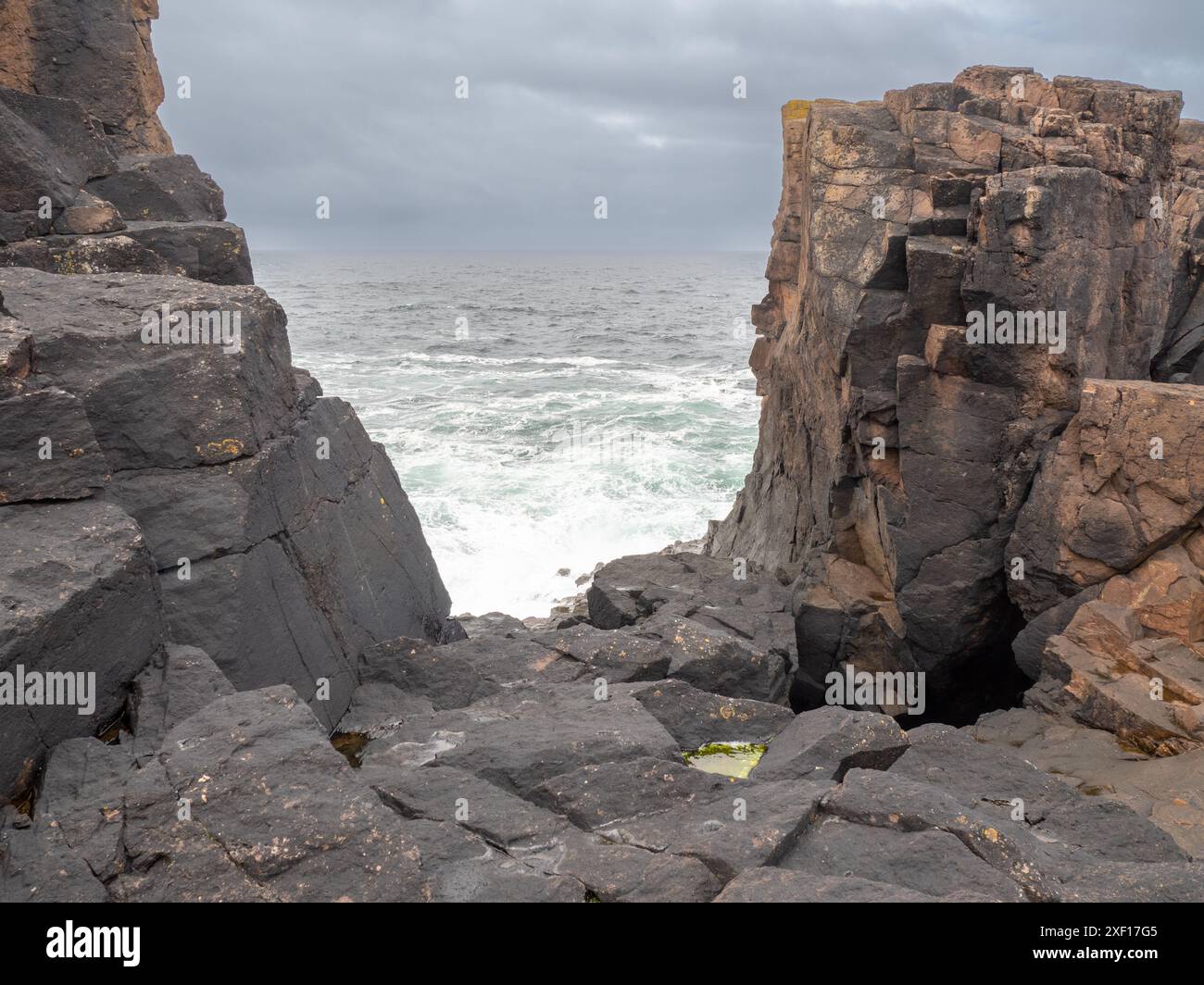 Da Grind o’ da Navir; a breathtaking natural amphitheatre carved out by ...
