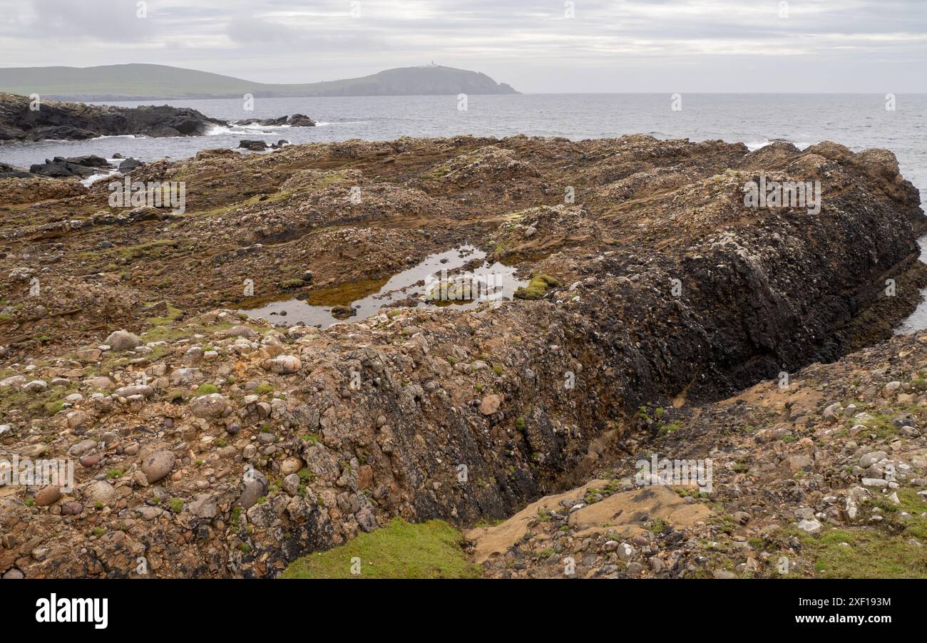 Ness of Burgi, Shetland, UK Stock Photo - Alamy