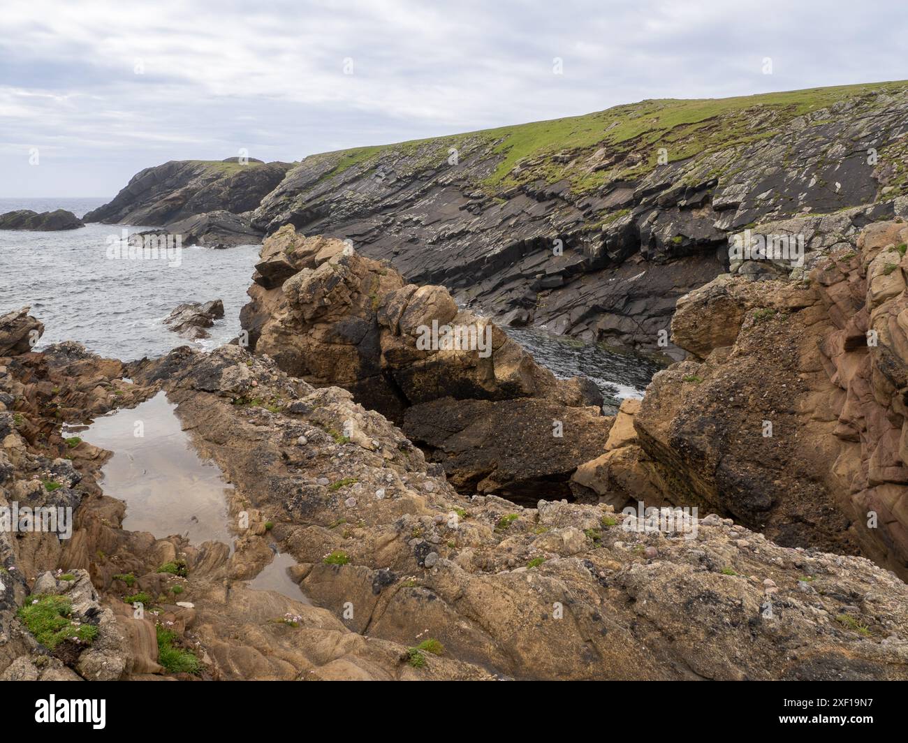 Ness of Burgi, Shetland, UK Stock Photo - Alamy