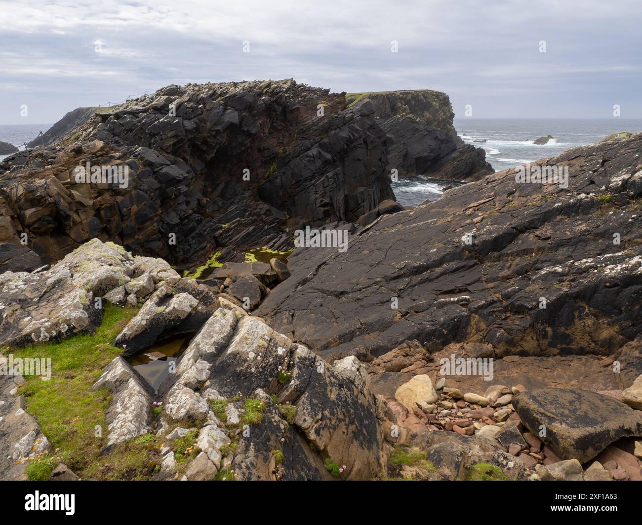 Ness of Burgi, Shetland, UK Stock Photo - Alamy