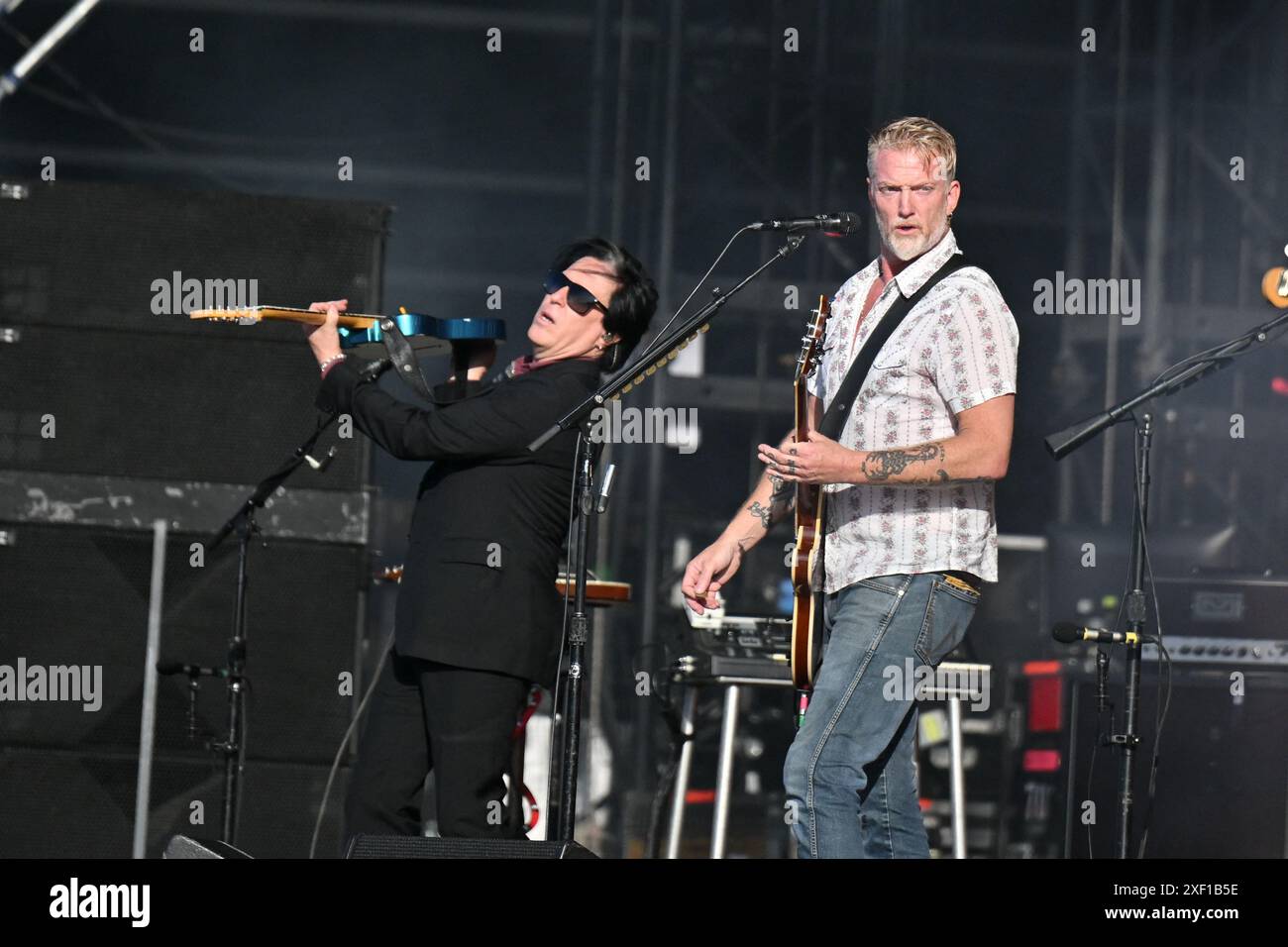 Clisson, France. 30th June, 2024. Queen Of The Stone Age performing ...