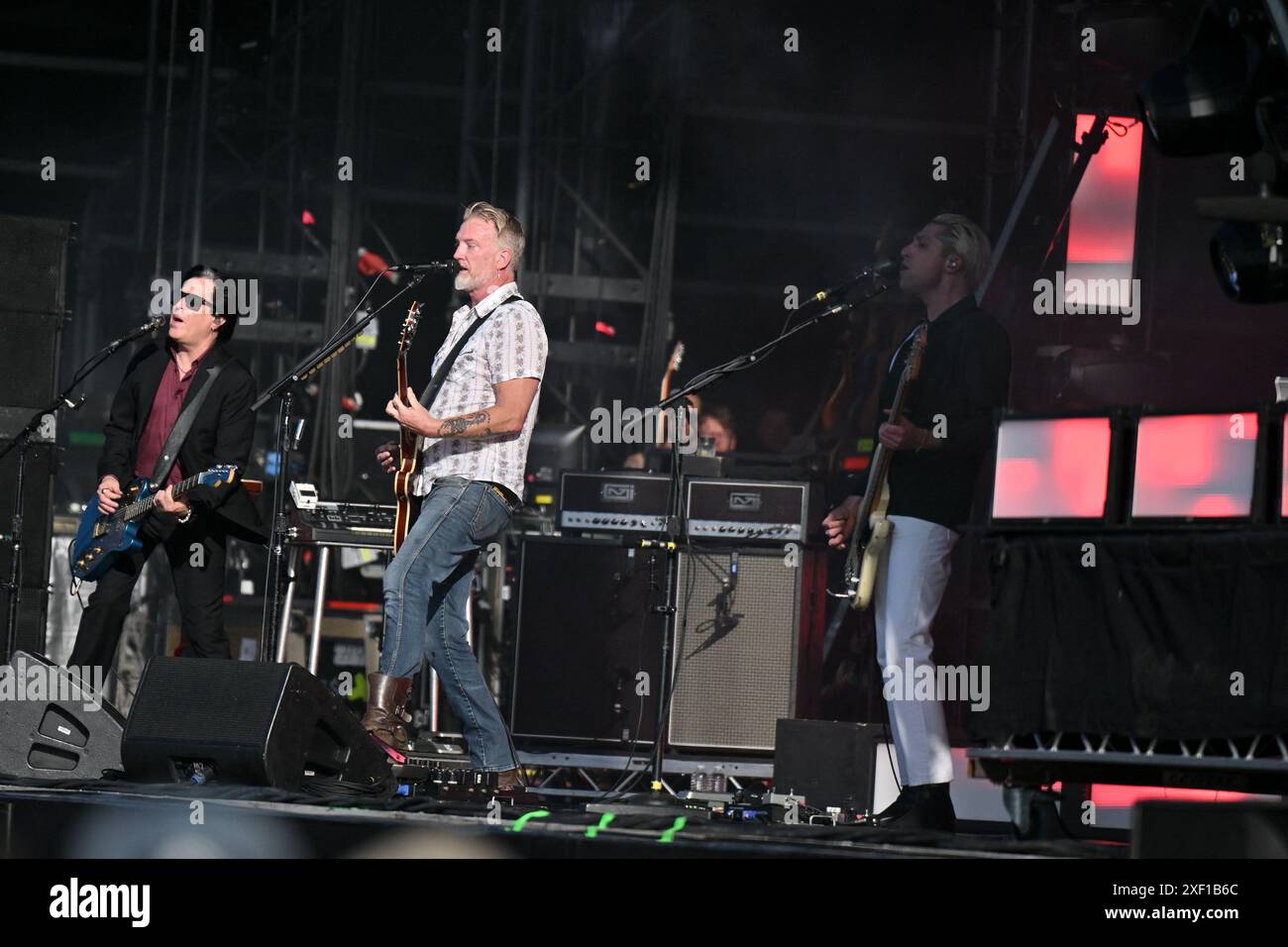 Clisson, France. 30th June, 2024. Queen Of The Stone Age performing ...