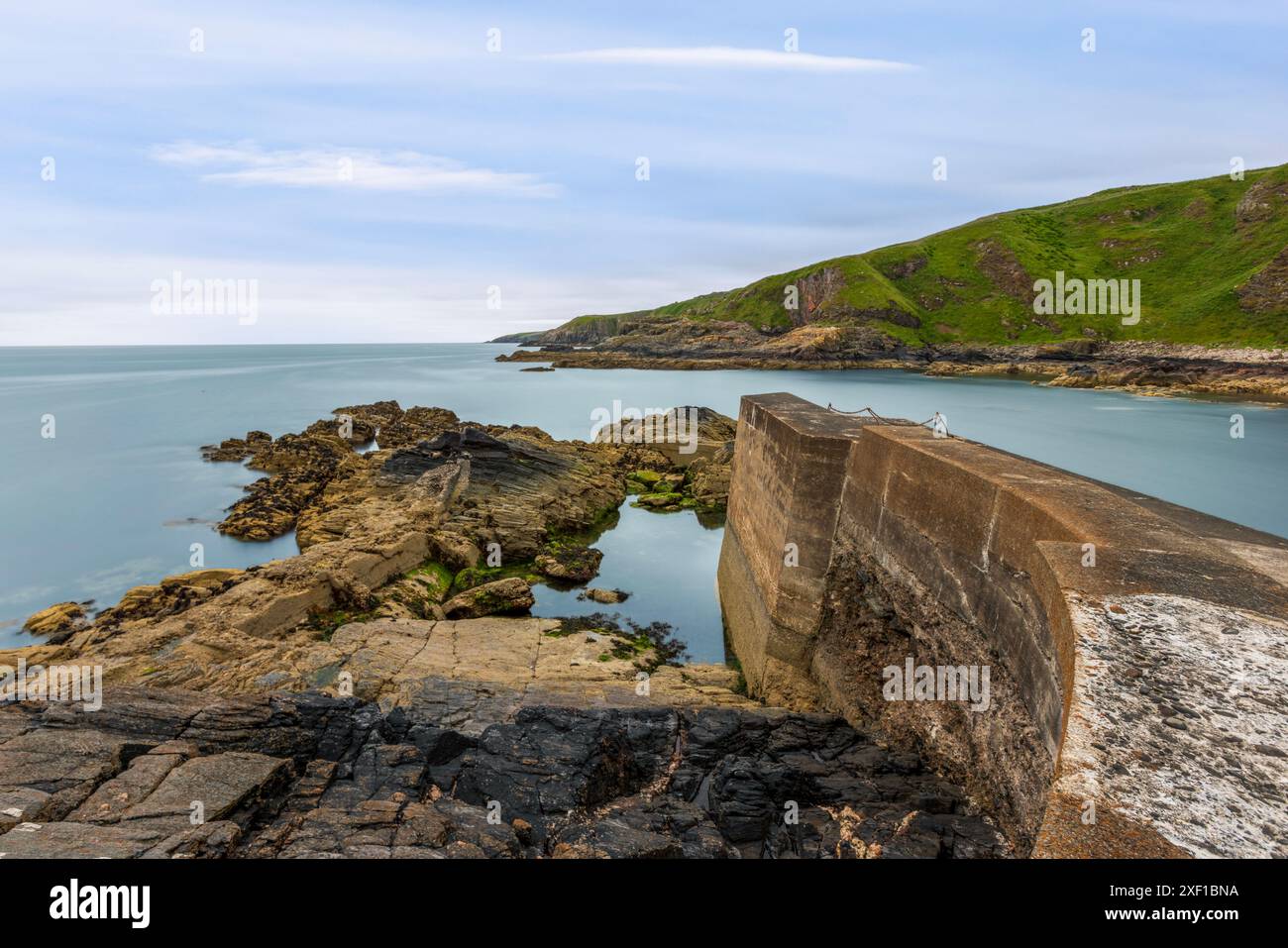 Cove is a small coastal village near Aberdeen, Scotland, with a rugged ...