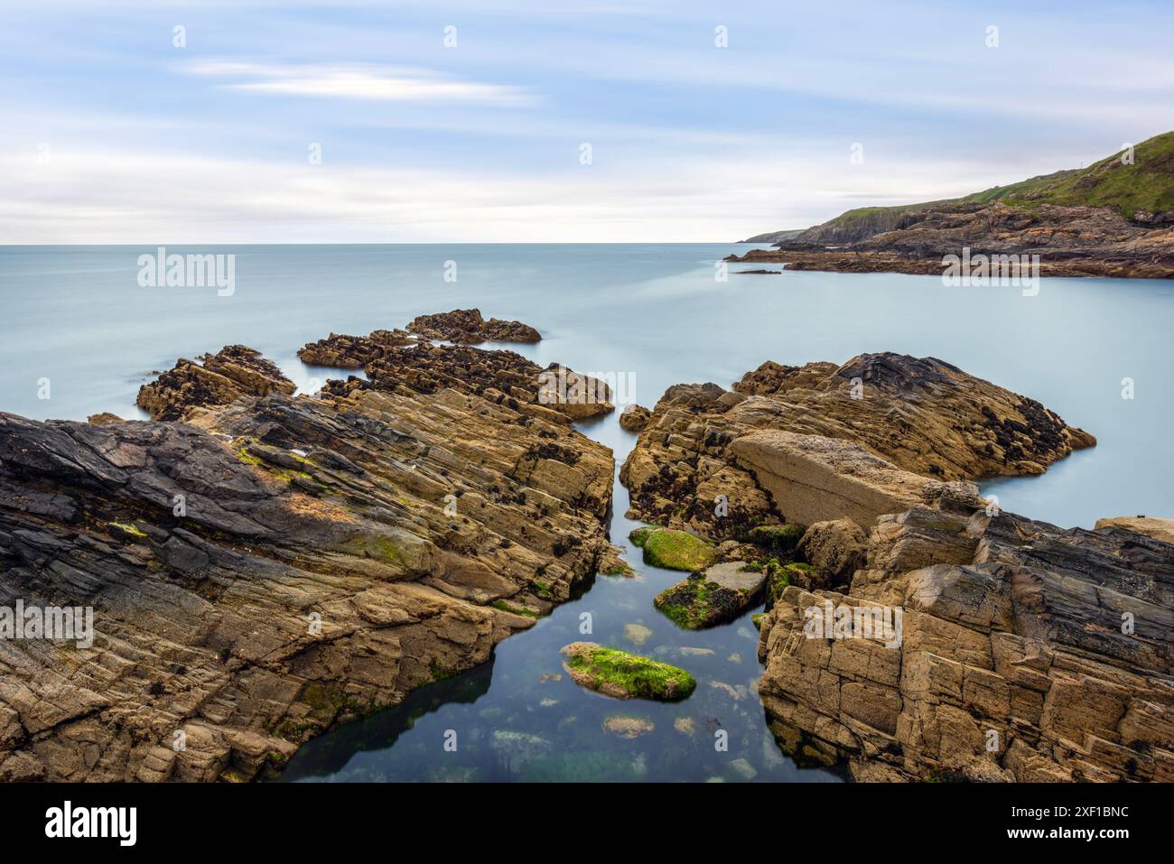 Cove is a small coastal village near Aberdeen, Scotland, with a rugged ...