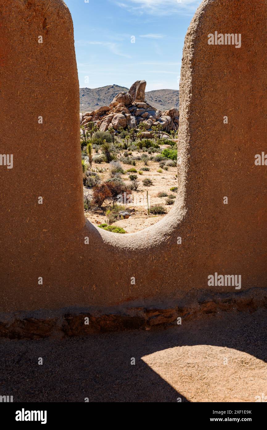 Historic remains of Ryan Ranch; Joshua Tree National Park; California ...