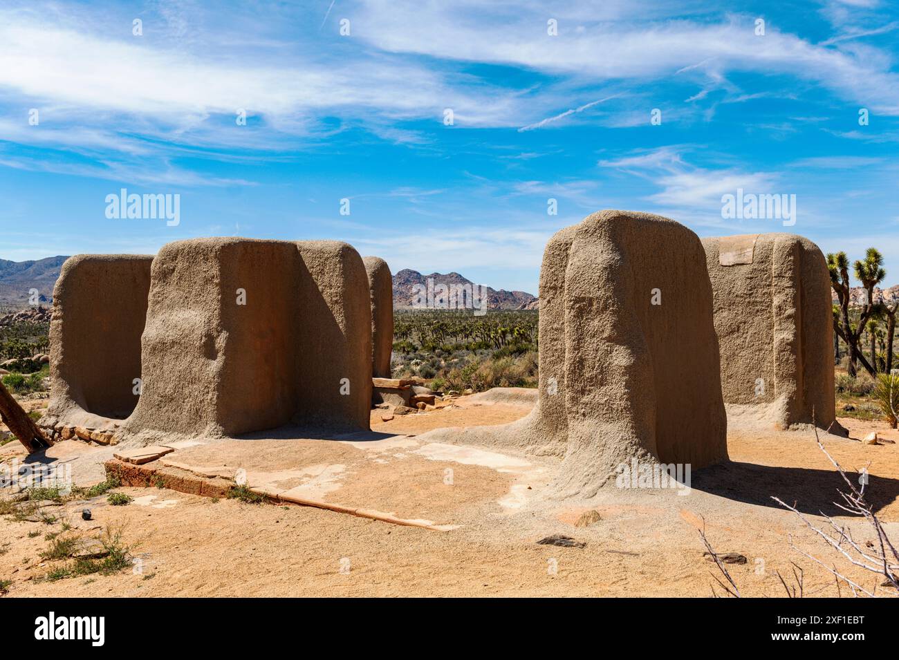 Historic remains of Ryan Ranch; Joshua Tree National Park; California ...