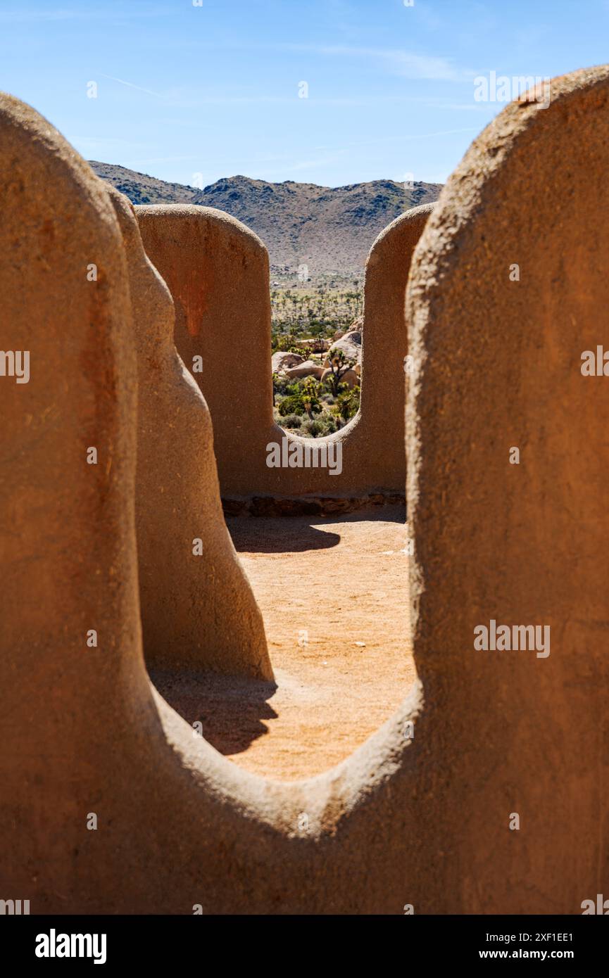 Historic remains of Ryan Ranch; Joshua Tree National Park; California ...