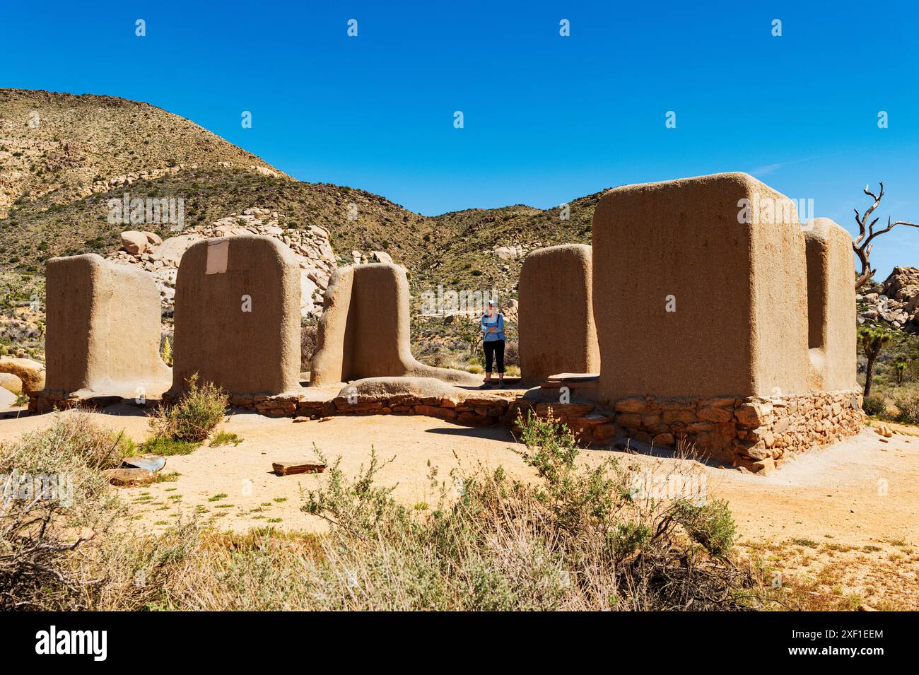 Historic remains of Ryan Ranch; Joshua Tree National Park; California ...