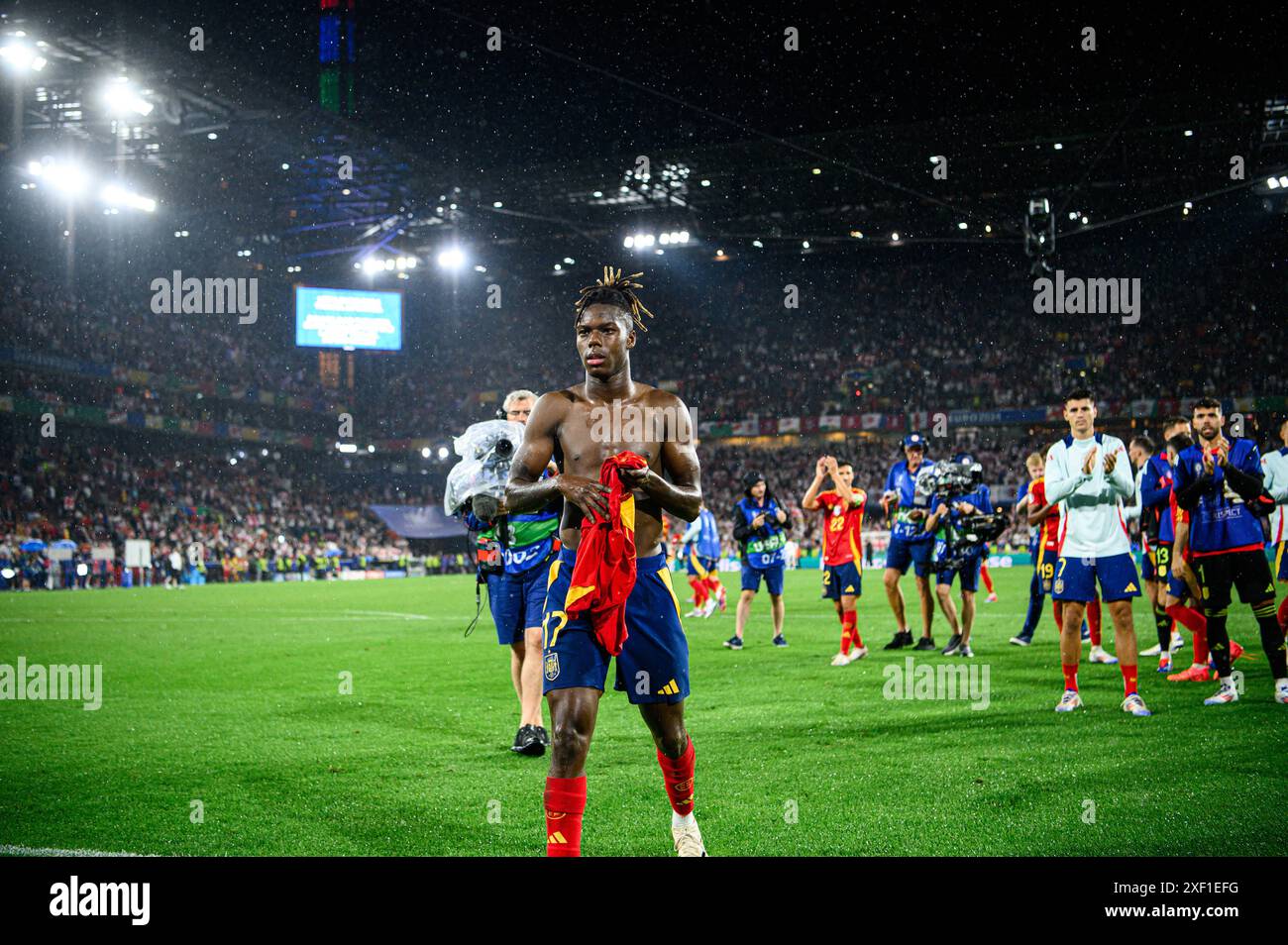 COLOGNE, GERMANY - 30 JUNE, 2024: Nico Williams, The football match of ...