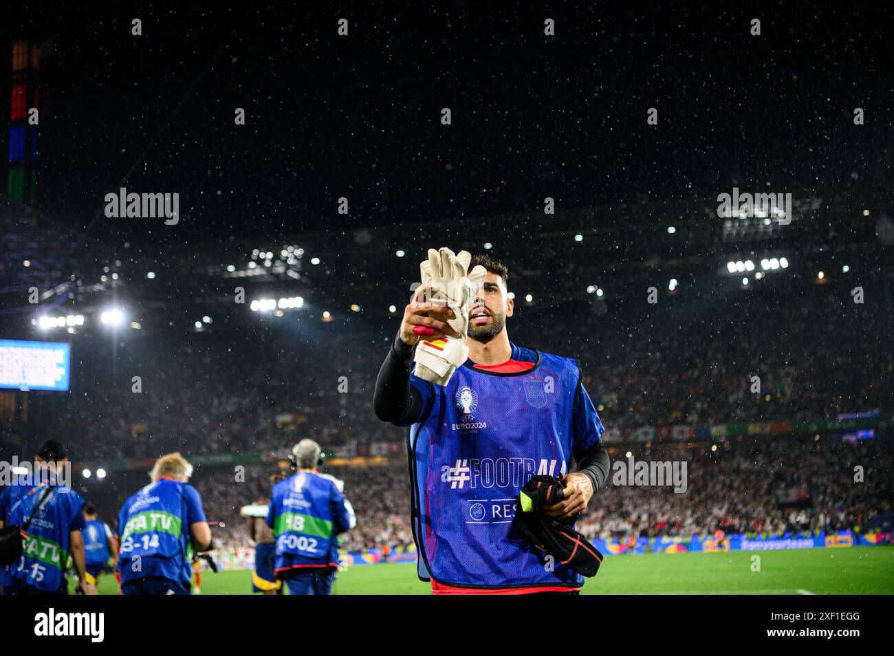 COLOGNE, GERMANY - 30 JUNE, 2024: David Raya, The football match of ...