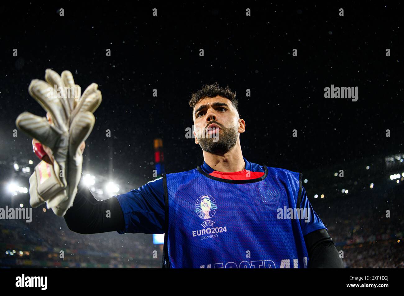 COLOGNE, GERMANY - 30 JUNE, 2024: David Raya, The football match of ...