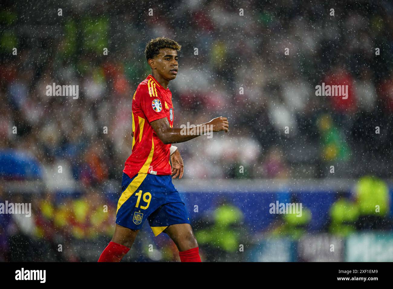 COLOGNE, GERMANY - 30 JUNE, 2024: Lamine Yamal, The football match of ...