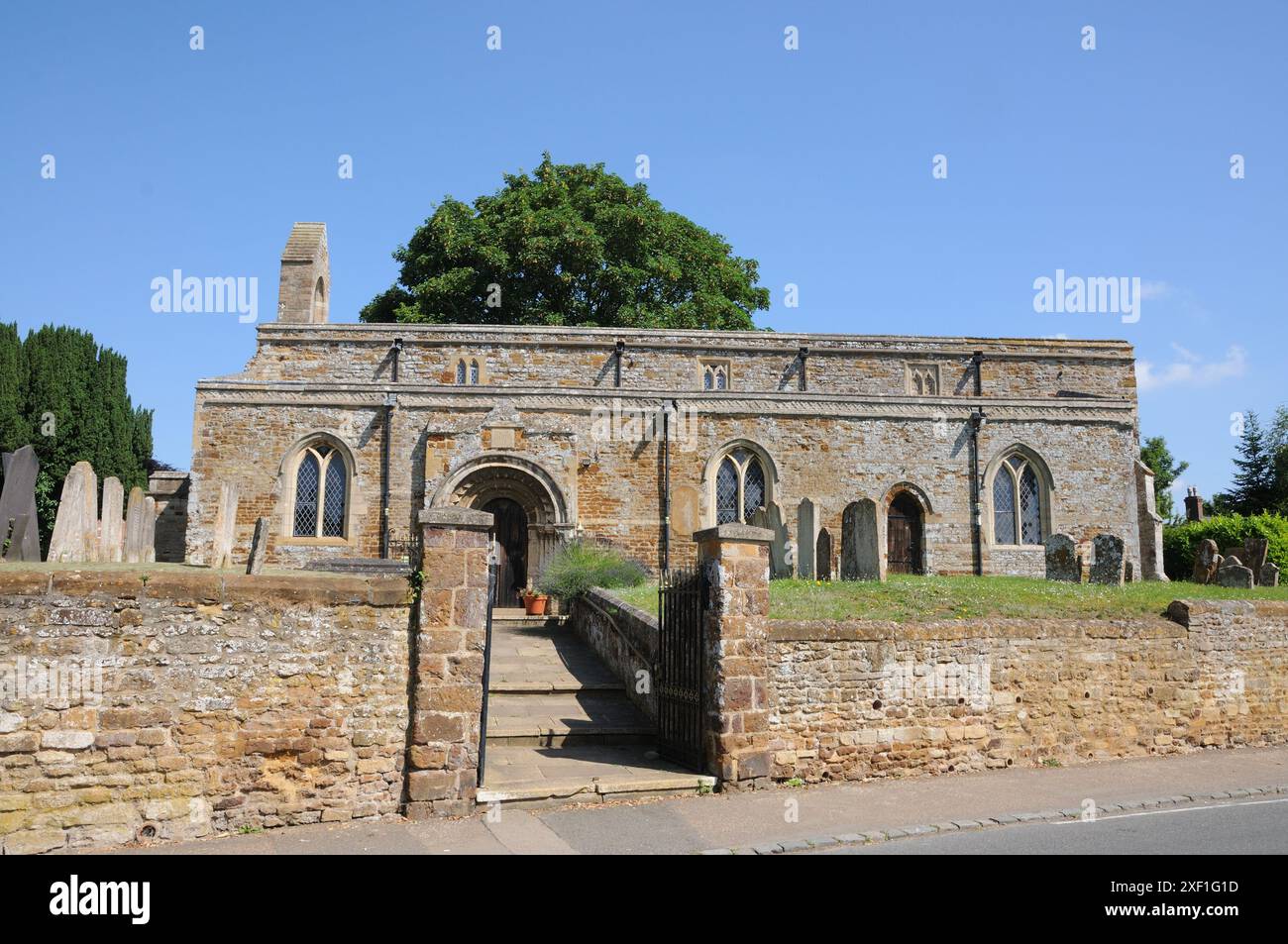 St Mary the Virgin Church, Little Harrowden, Northamptonshire Stock ...