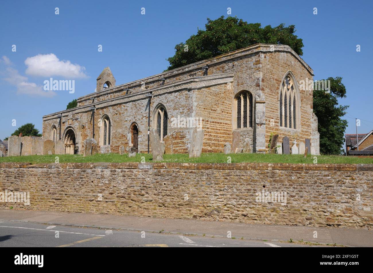 St Mary the Virgin Church, Little Harrowden, Northamptonshire Stock ...