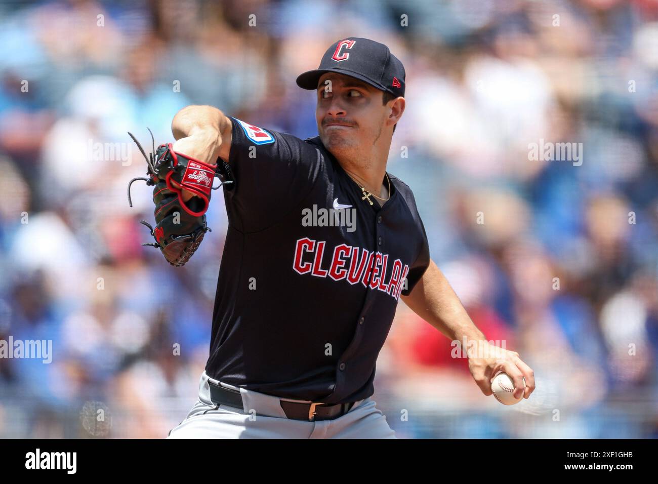 June 30, 2024: Cleveland Guardians starting pitcher Logan Allen (41 ...