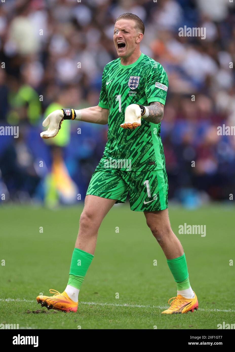 Gelsenkirchen, Germany. 30th June, 2024. Jordan Pickford of England ...