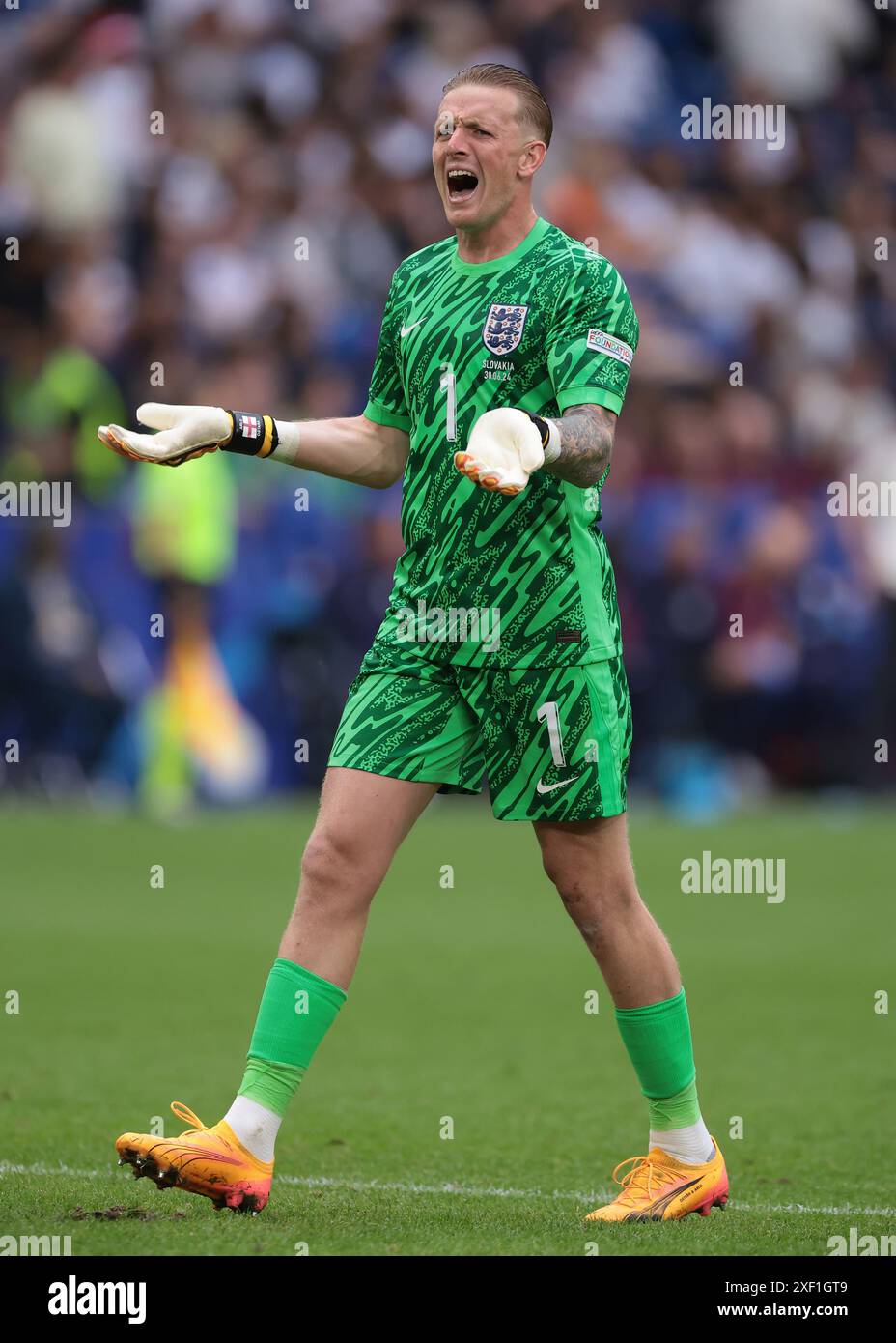 Gelsenkirchen, Germany. 30th June, 2024. Jordan Pickford of England ...