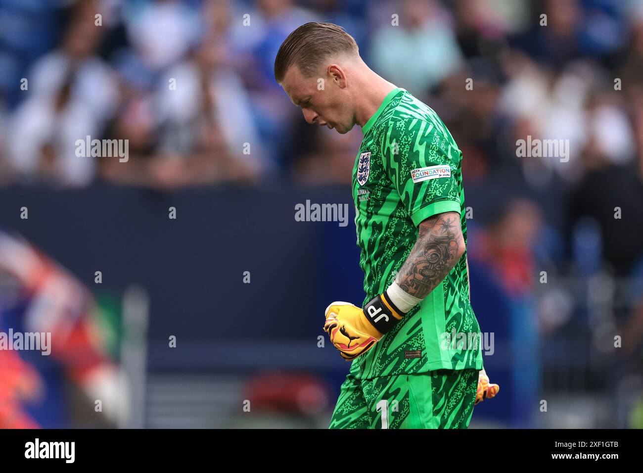 Gelsenkirchen, Germany. 30th June, 2024. Jordan Pickford of England ...