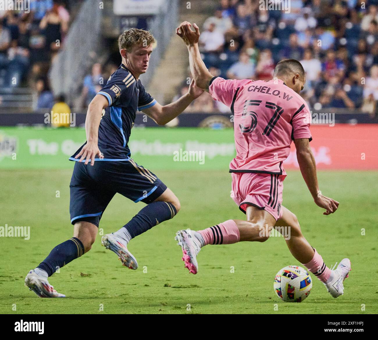 CHESTER, PA, USA - JUNE 15, 2024: MLS Match between Philadelphia Union ...