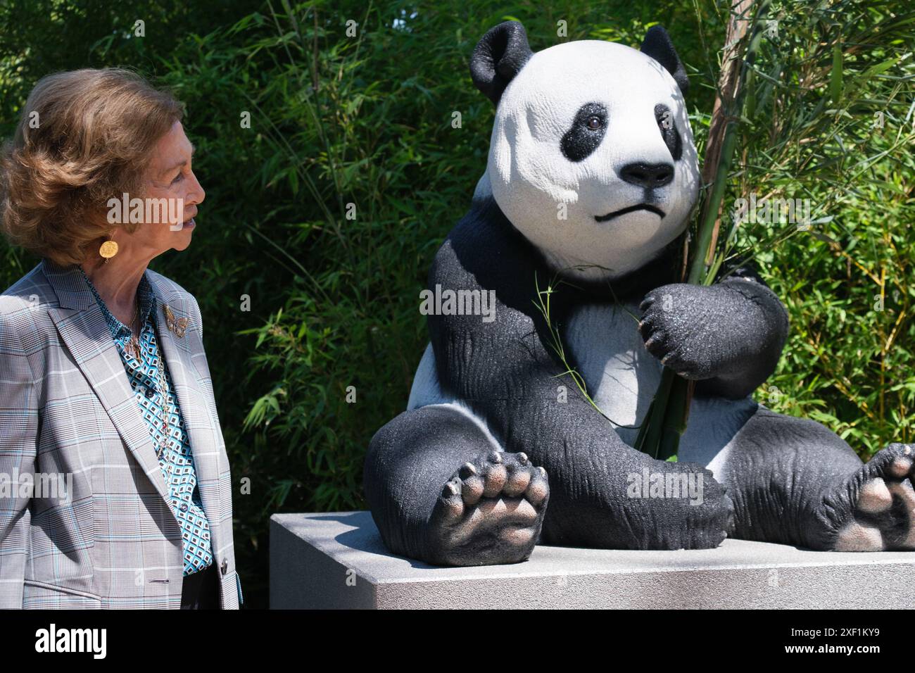 Queen Sofia Attends The Presentation Of The Two New Pandas At Madrid ...