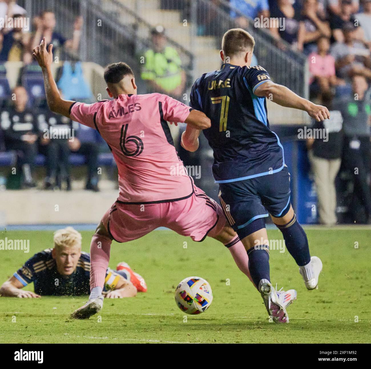 CHESTER, PA, USA - JUNE 15, 2024: MLS Match between Philadelphia Union ...