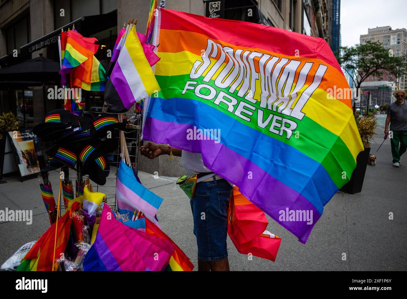 New York, NY, USA. 30th June, 2024. New York's Pride March filled Fifth ...