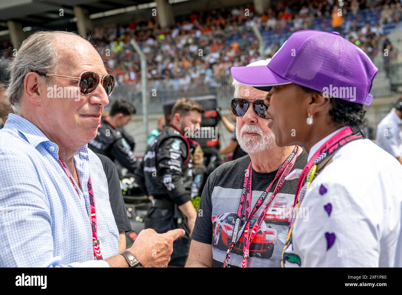 Spielberg, Austria, 30th Jun 2024, George Lucas, famous movie star ...