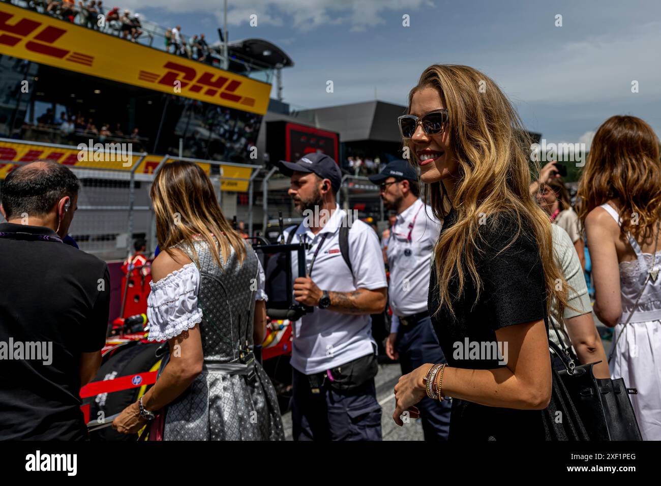 Spielberg, Austria, 30th Jun 2024, Victoria Swarovski, Austrian singer ...