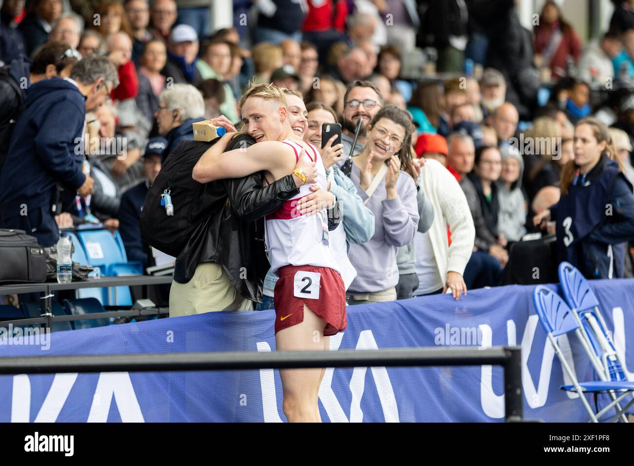 Manchester, United Kingdom, 30 June 2024, 800m Men Final- MCLEAR Finley ...