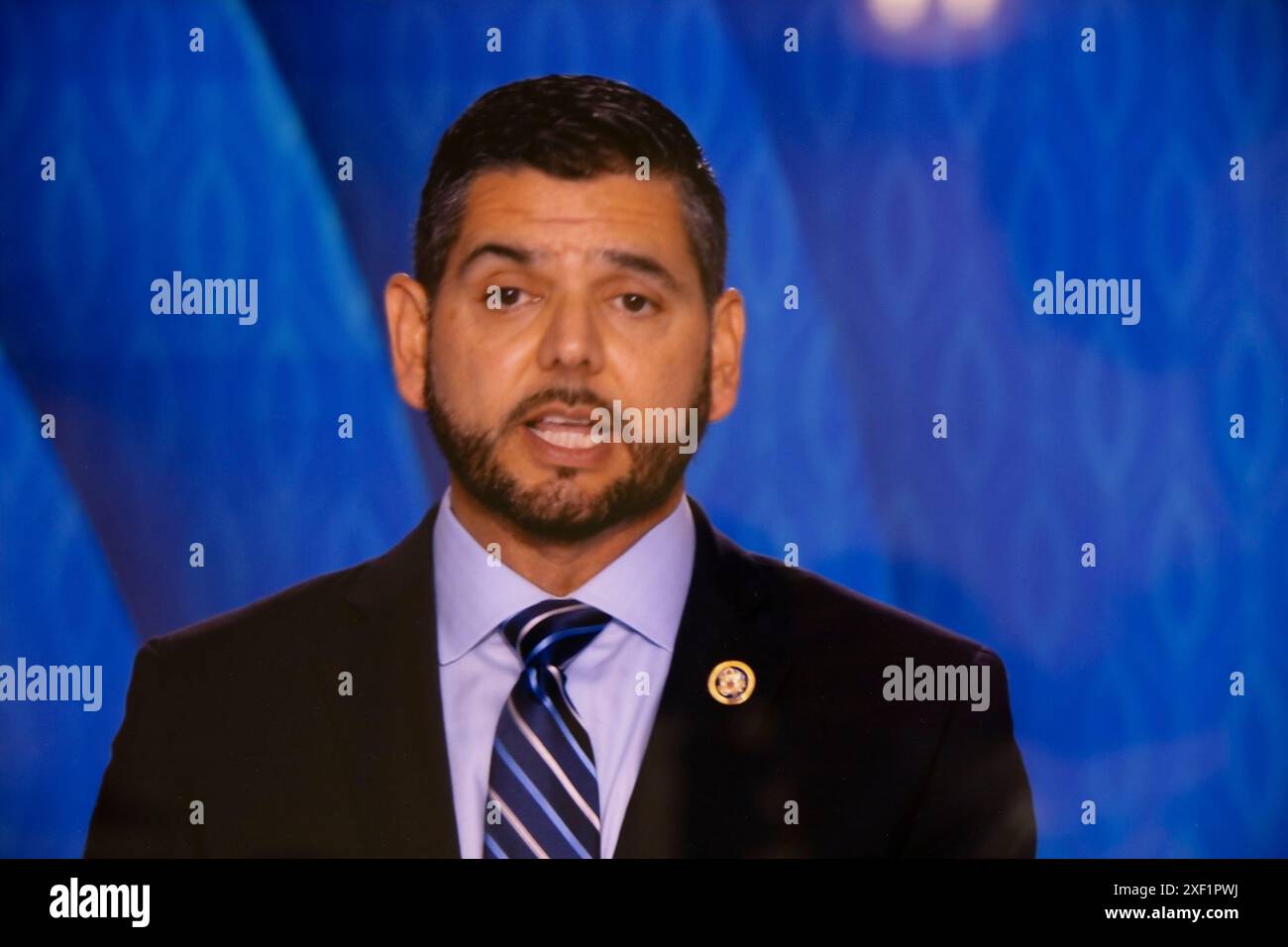 Auvers Sur Oise, France. 29th June, 2024. US Congressman Raul Ruiz ...