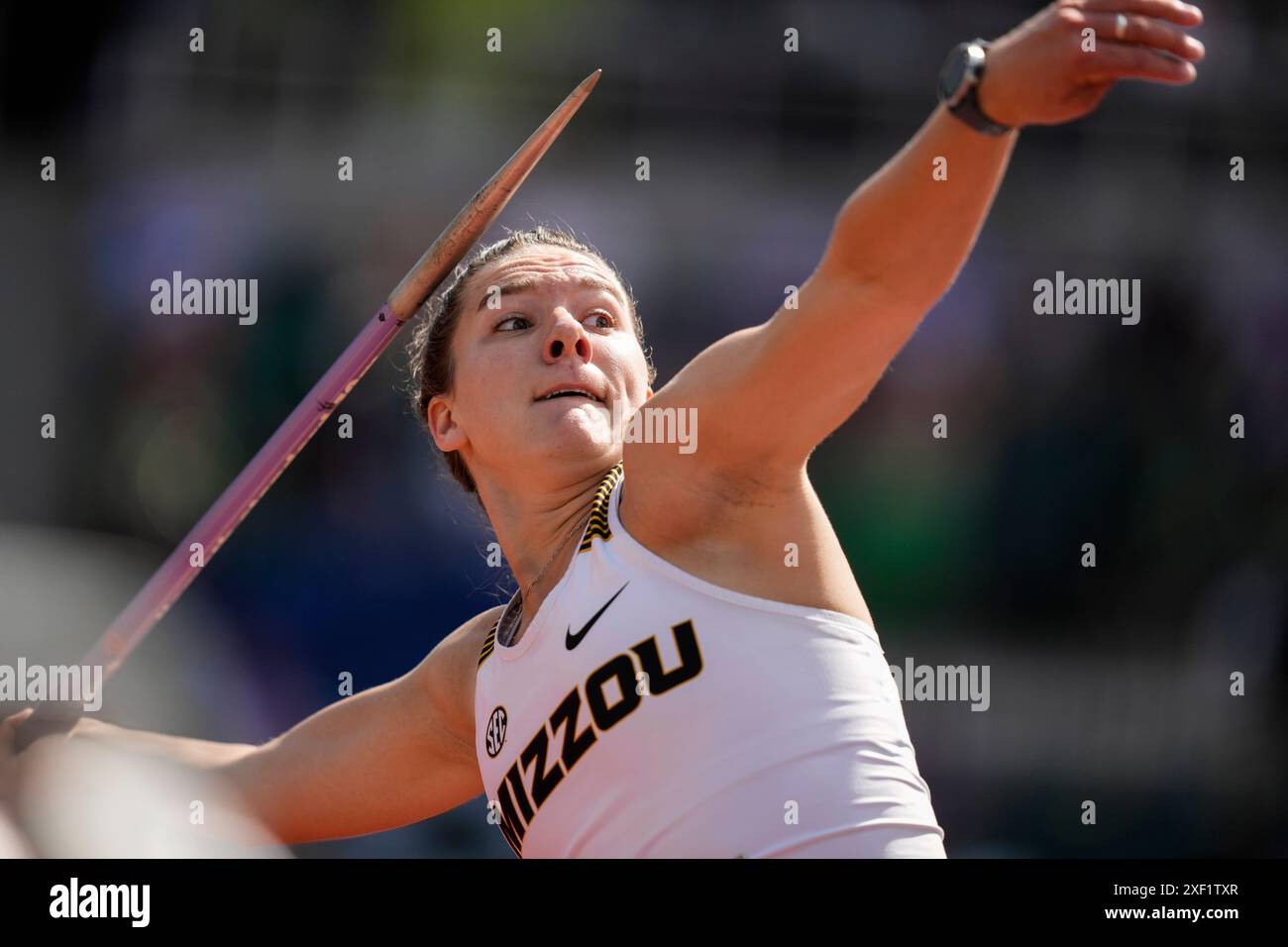 Skylar Ciccolini competes in the women's pole vault final during the U ...