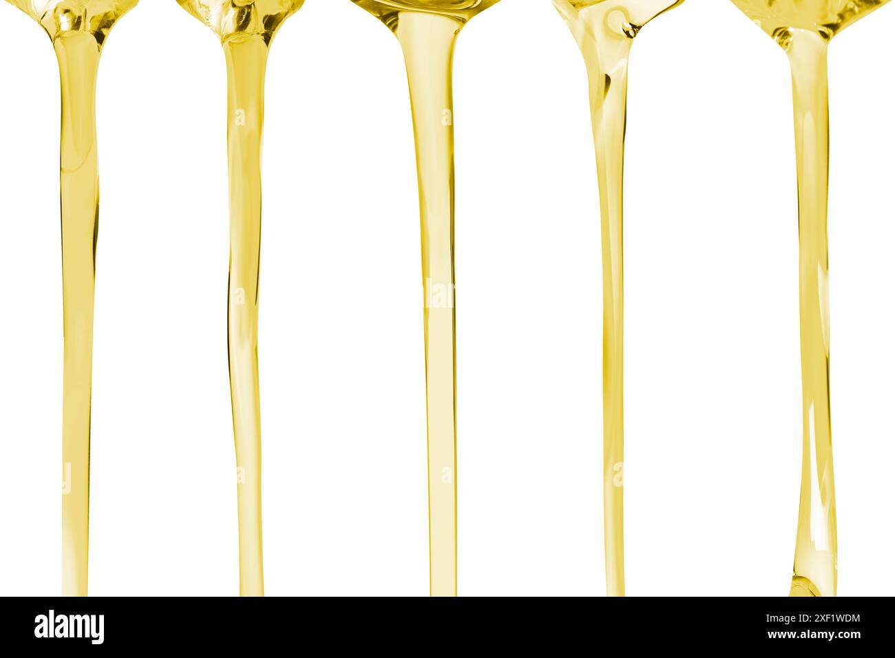 Cooking oil flows isolated on white, set Stock Photo - Alamy