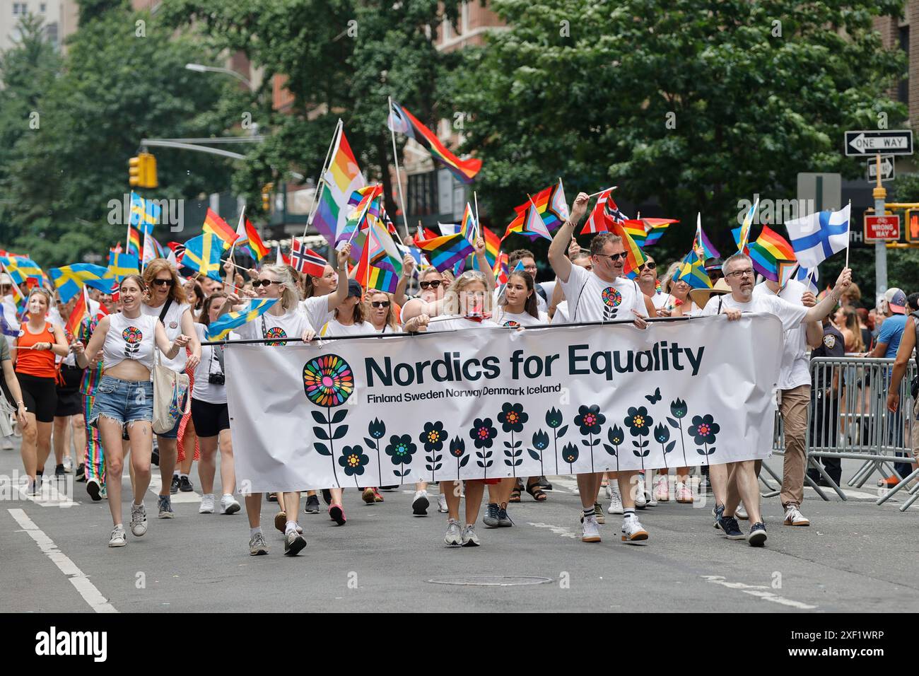 New York, USA, June 30, 2024 - Thousands of people marched in the New ...