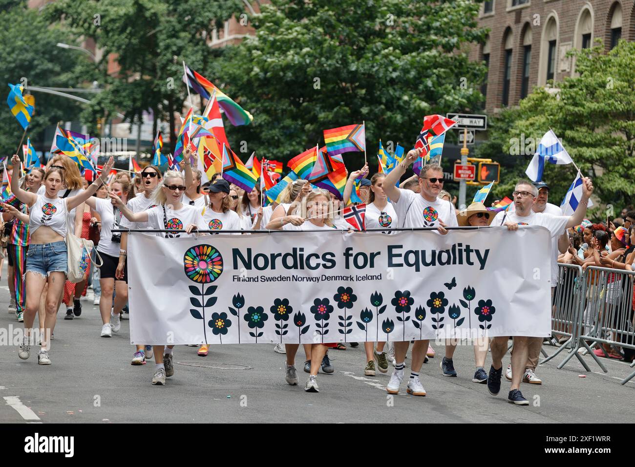 New York, USA, June 30, 2024 - Thousands of people marched in the New ...