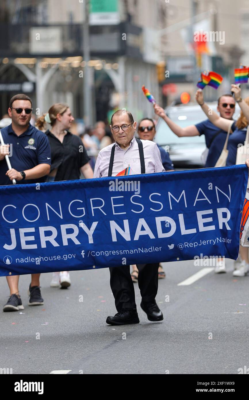 New York, USA, June 30, 2024 - Senator Jerry Nadler and Thousands of ...
