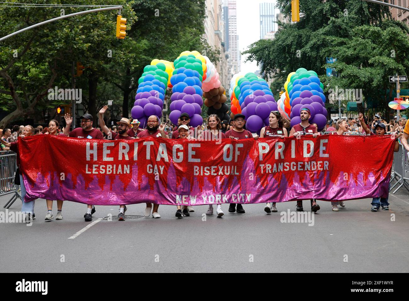 New York, USA, June 30, 2024 - Thousands of people marched in the New ...