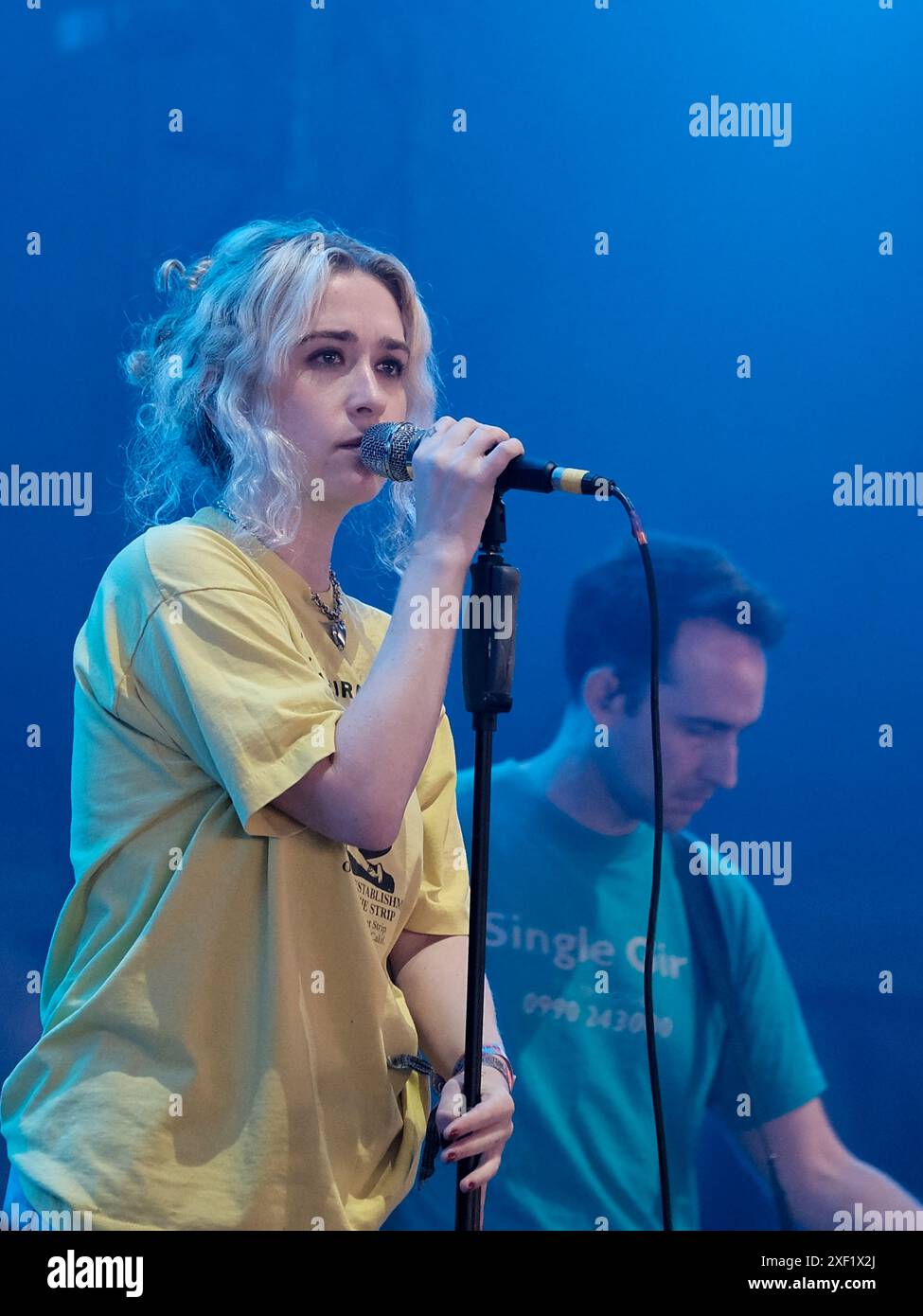 Glastonbury, Somerset, UK. 30th June, 2024. Sabina Mae Teitelbaum, know ...