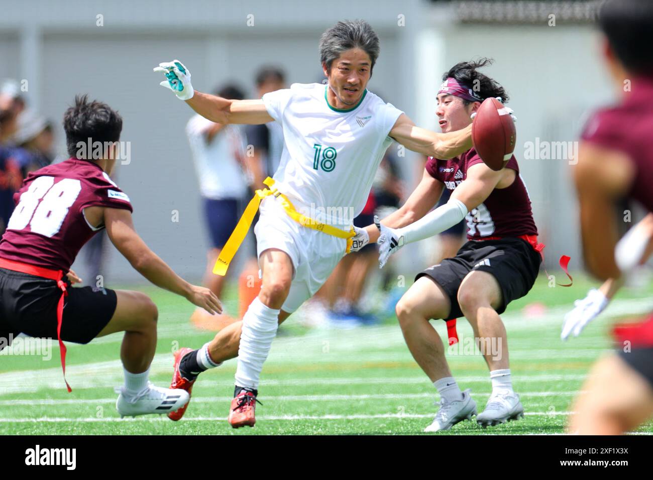 Aminovital Field, Tokyo, Japan. 29th June, 2024. Noriaki Kinoshita (Verdy), JUNE 29, 2024 - Flag ...
