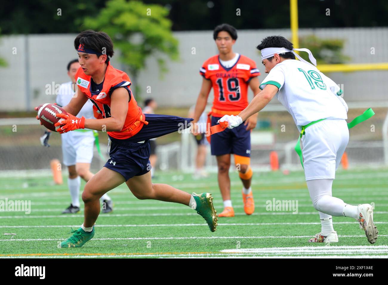 Aminovital Field, Tokyo, Japan. 29th June, 2024. Flag/General view, JUNE 29, 2024 - Flag ...