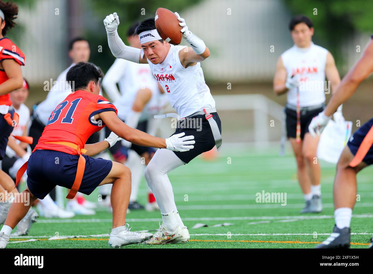 Aminovital Field, Tokyo, Japan. 29th June, 2024. Eiichi Rokukawa (JPN), JUNE 29, 2024 - Flag ...