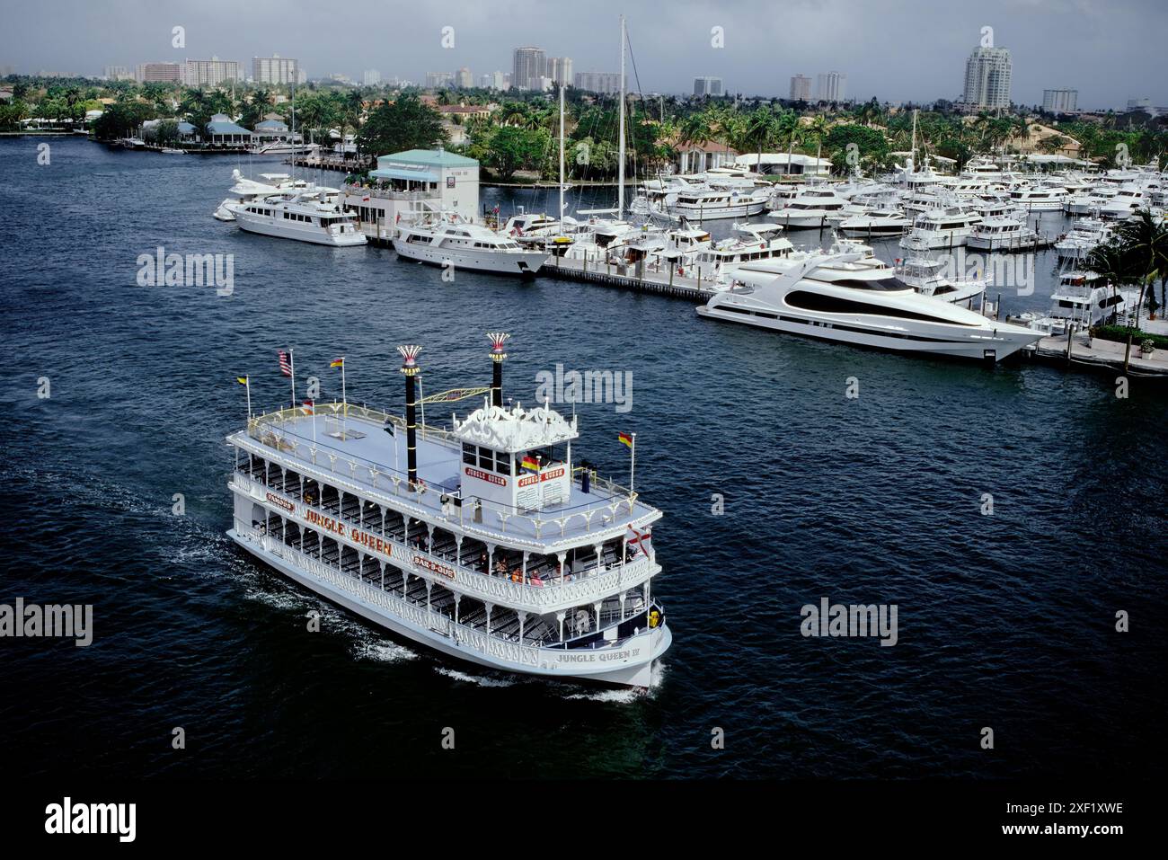 Ft. Lauderdale, Florida - Jungle Queen Paddle Wheel Boat, Hyatt Marina ...
