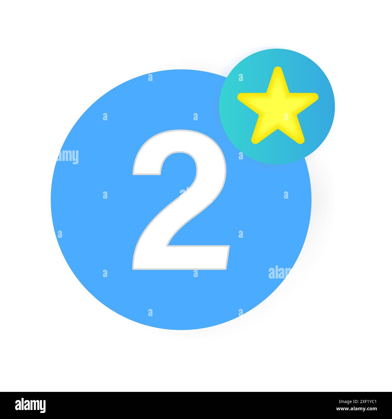 Two star icon simple Cut Out Stock Images & Pictures - Alamy