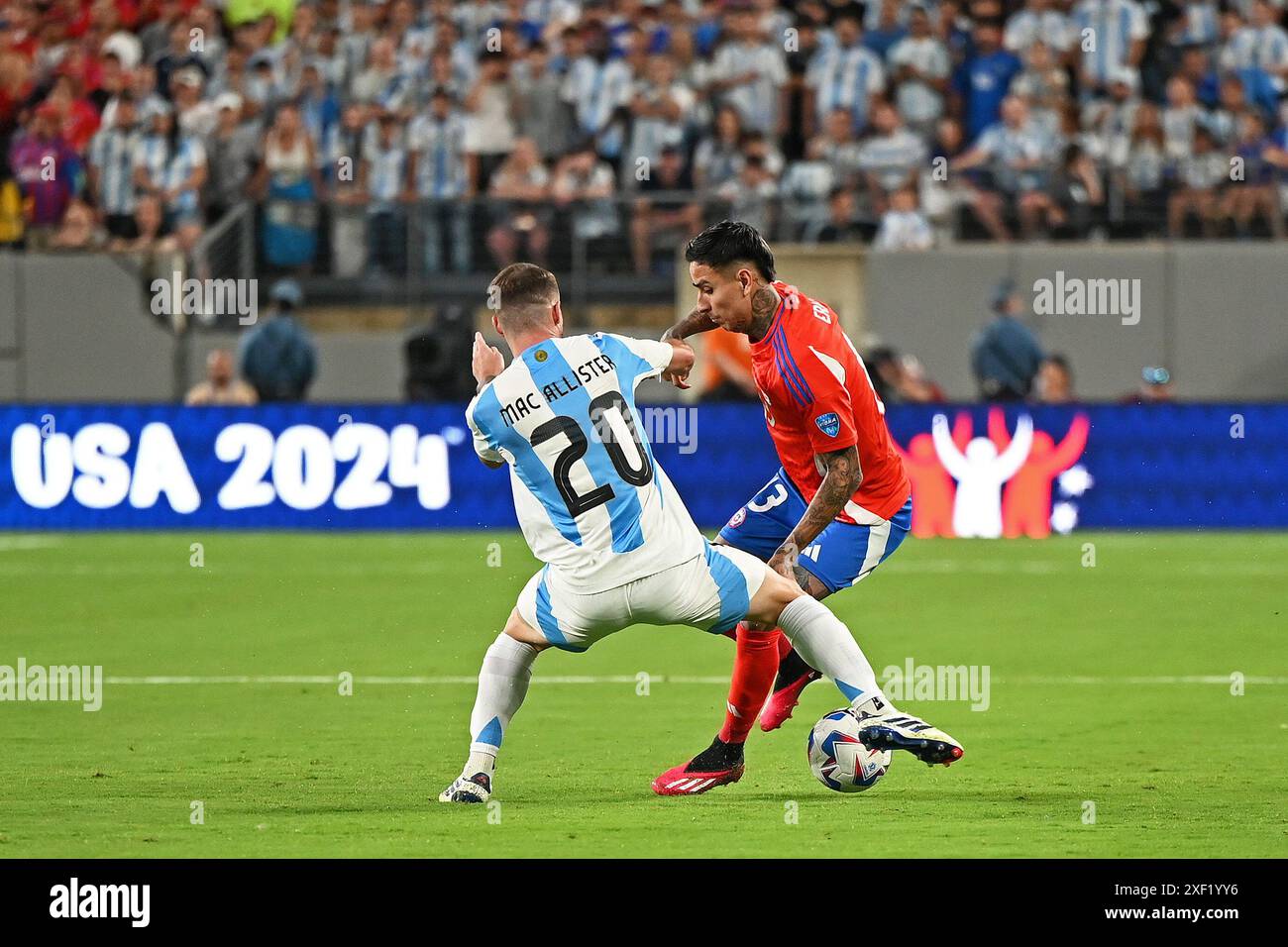 25th June 2024: Hard Rock Stadium, Miami, Florida, USA; Copa America ...
