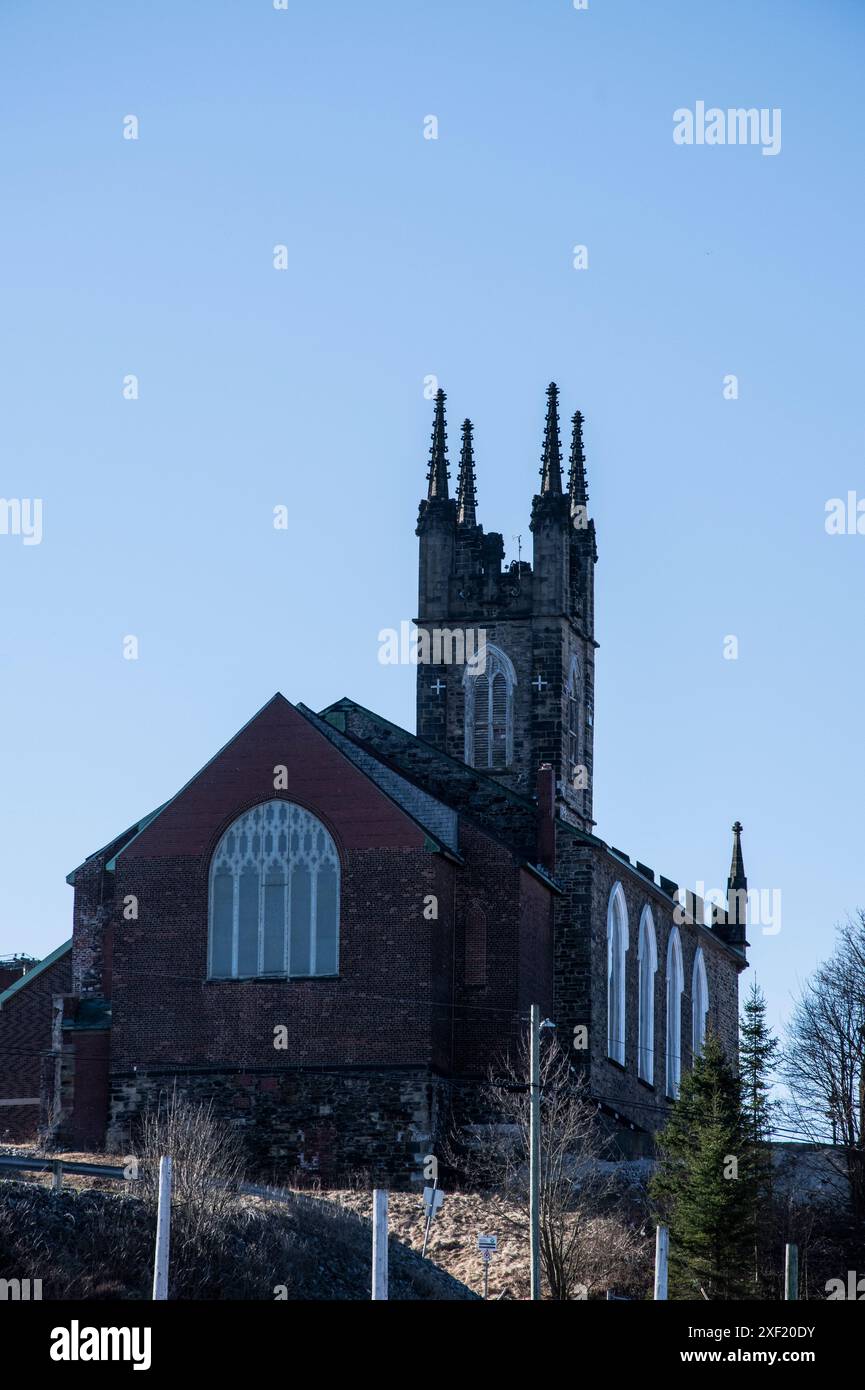 St. John's Stone church on Carleton Street in downtown Saint John, New ...