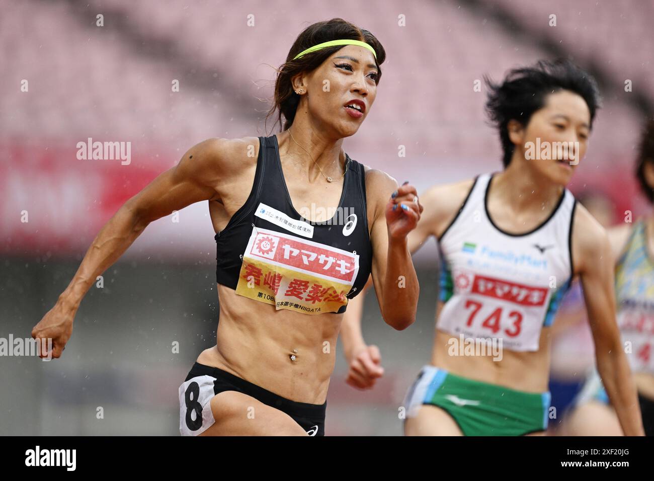 Niigata, Japan. Japan. Credit: MATSUO. 30th June, 2024. (L-R) Arisa Kimishima, Remi Tsuruta ...