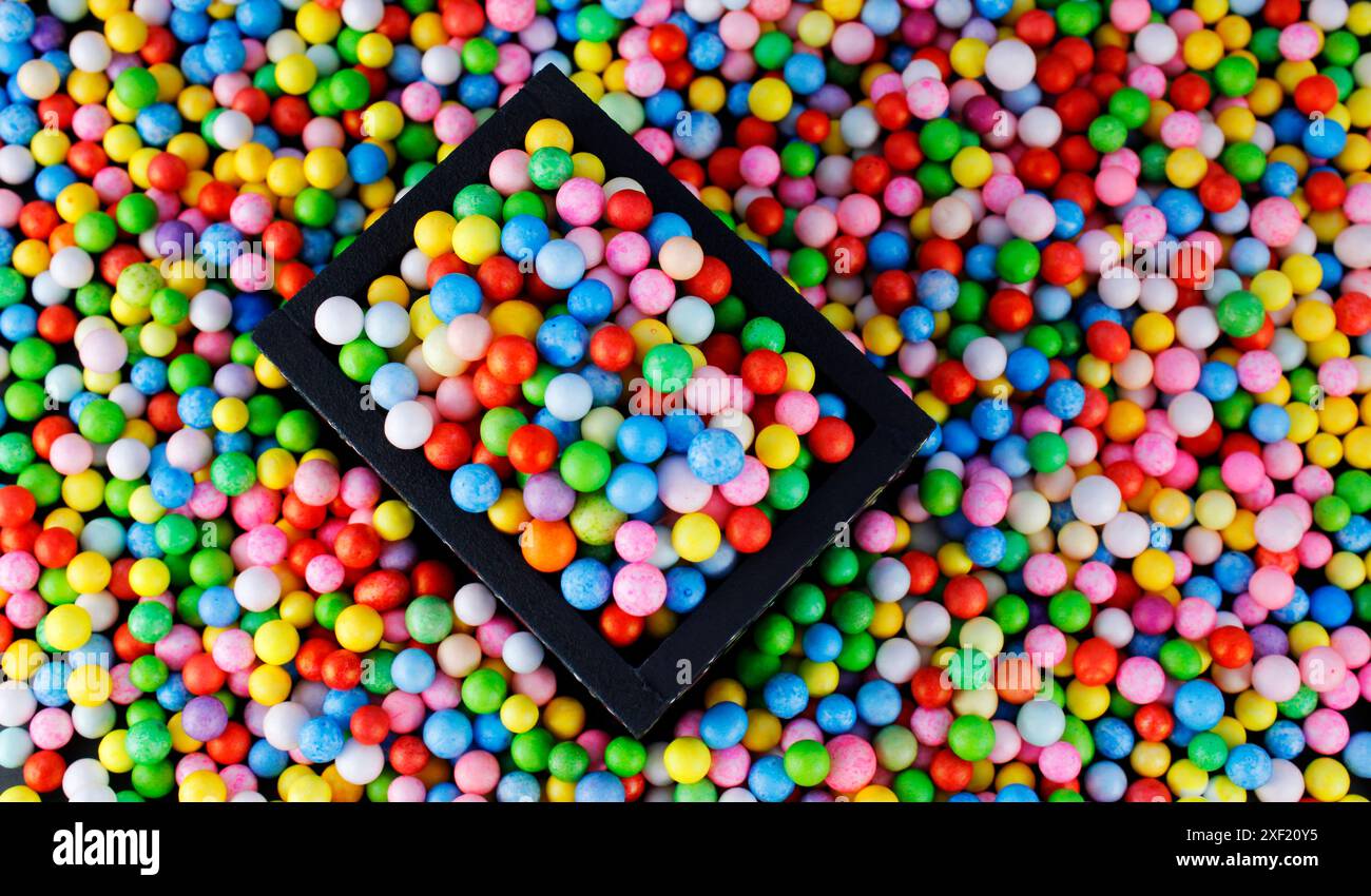 Separating a group of spheres from the rest in a rectangle Stock Photo ...