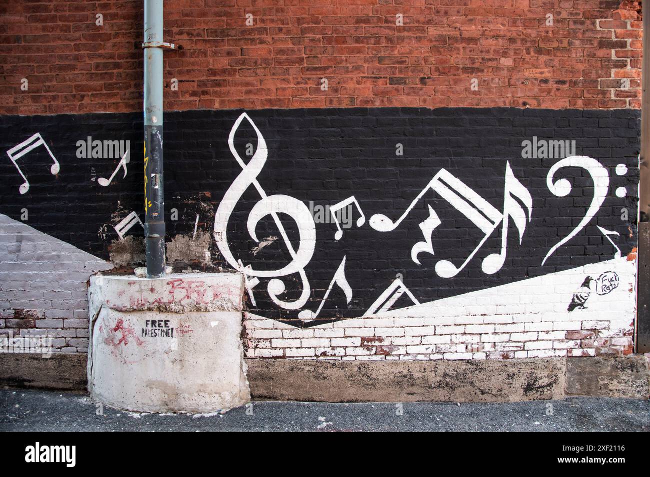 Music Notes Graffiti Art