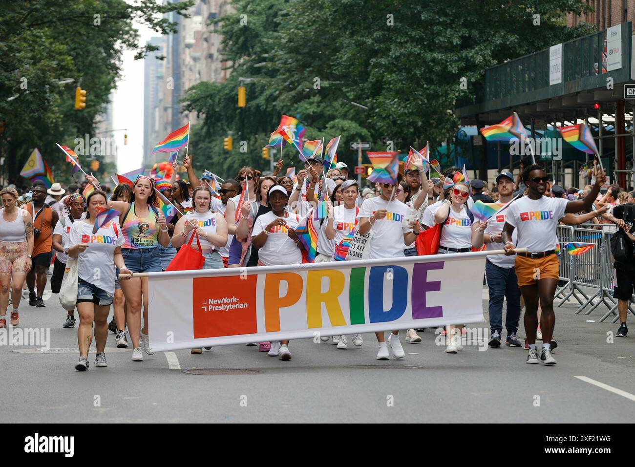 New York, USA, June 30, 2024 - Thousands of people marched in the New York City Pride Parade ...